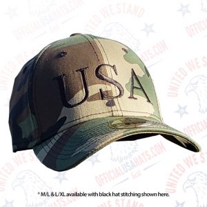 Camo USA Hat - Official USA Hats - Made with love for the USA! GO USA!