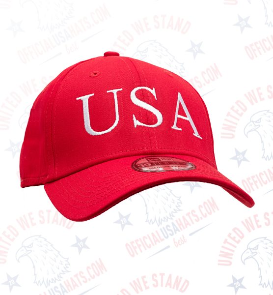 Red USA Hat - Official USA Hats - Made with love for the USA! GO USA!